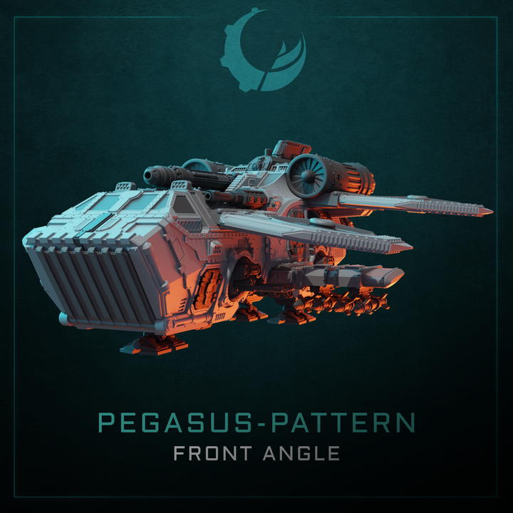 3D Printable Pegasus-Pattern Heavy Gunship by Maelstrom Designworks